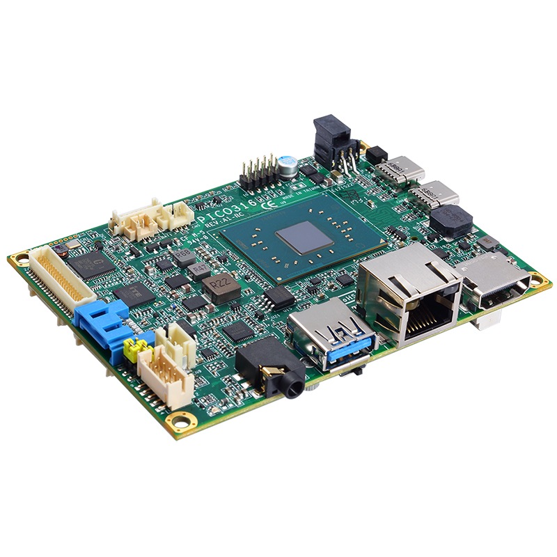 Pico-ITX SBC with Pentium N4200, Celeron N3350/J3455 - PICO316