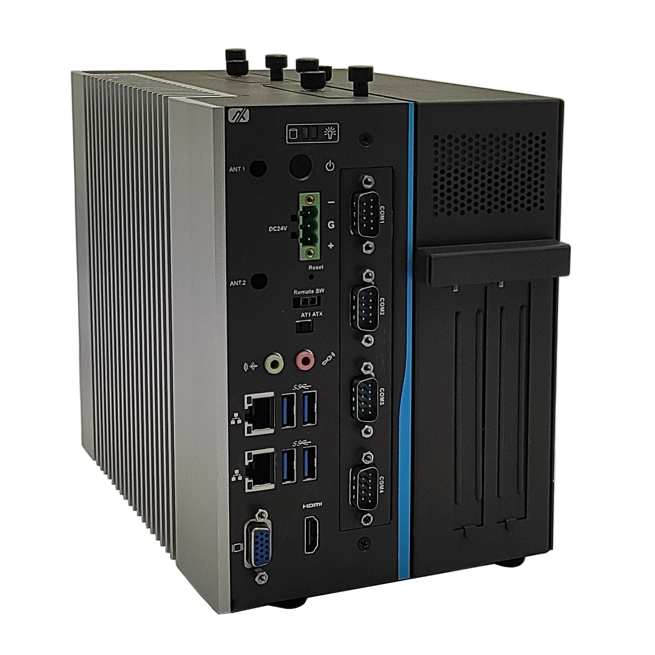 2-slot Fanless Industrial System with LGA1151 Socket 7th/6th Gen Intel® Core™ i7/i5/i3 & Celeron ...